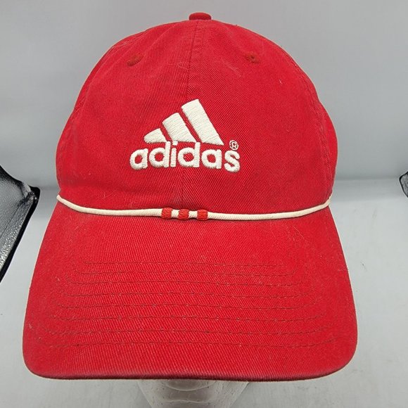adidas | Accessories | Adidas Adults Red Hat Cap Lightweight Casual ...